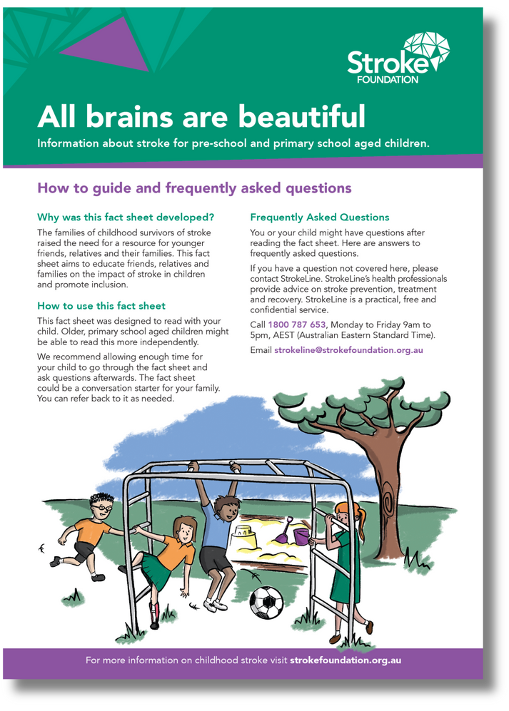 'All brains are beautiful' - Fact Sheet and Brochure – Stroke ...