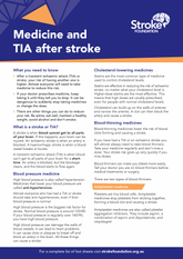Fact Sheets – Stroke Foundation Store