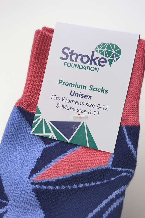 #Fightstroke Socks – Stroke Foundation Store
